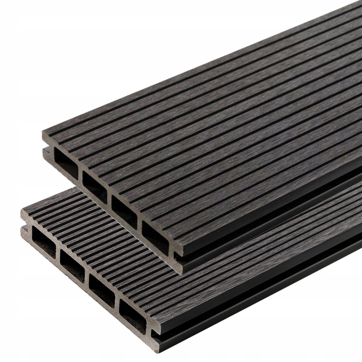 Deska Tarasowa Kompozytowa ryflowana Antracyt 4m | taras kompozytowy ...