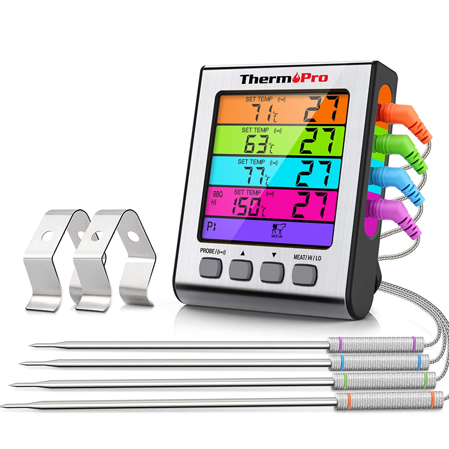 Termometr Thermopro 4 Sondy - Niska cena na Allegro Termometr Thermopro 4 Sondy - Niska cena na Allegro