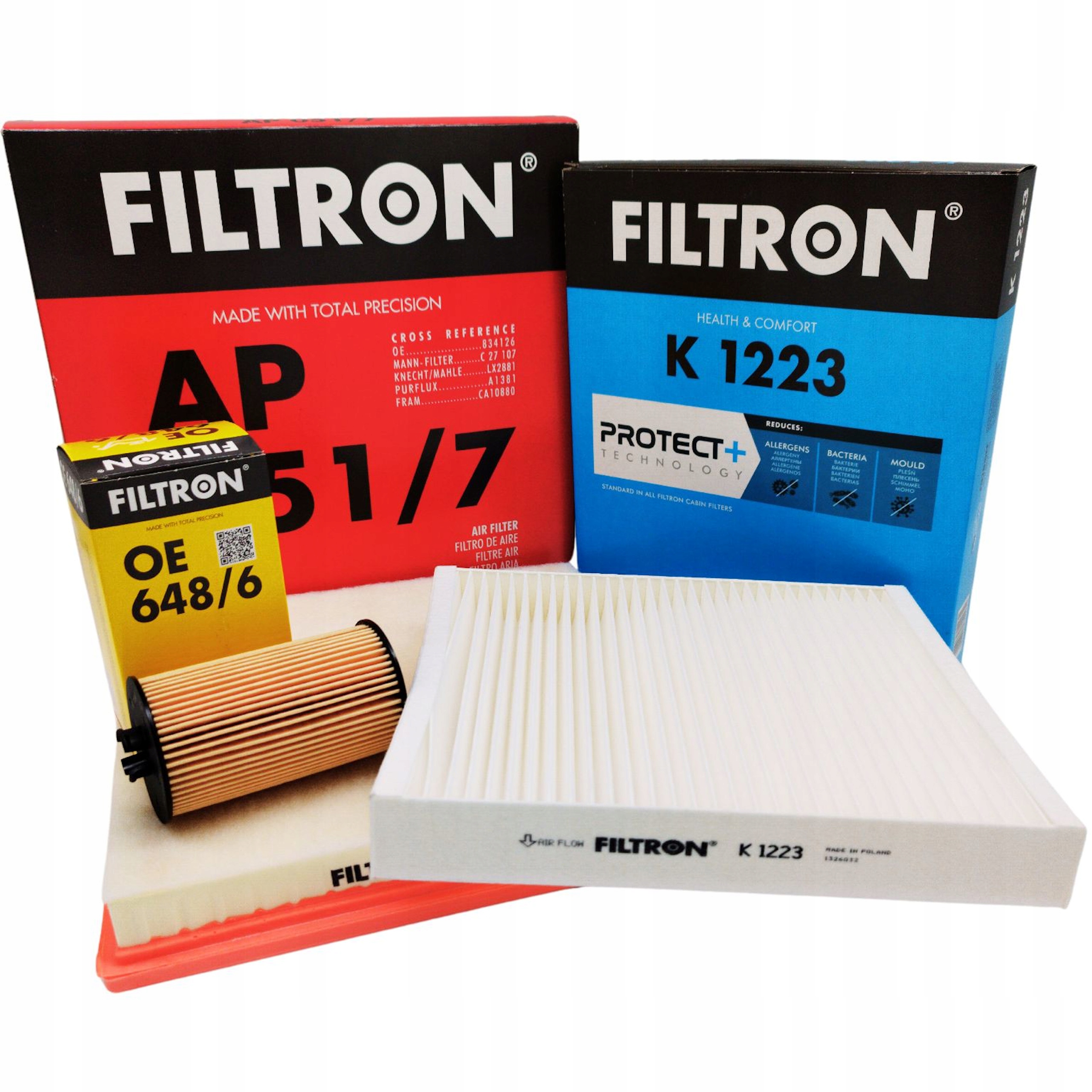 ZESTAW FILTRÓW FILTRON OPEL ZAFIRA C za 79.67PLN z Warszawa - Allegro ...