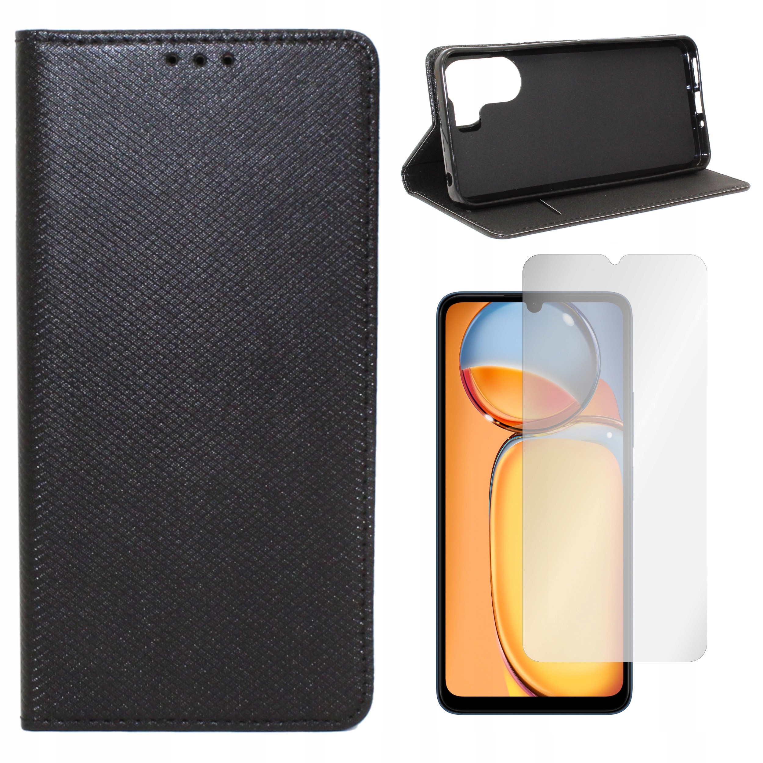 Etui do Xiaomi Redmi 13C POCO C65 Smart Magnet czarne Obudowa Case I ... Etui do Xiaomi Redmi 13C POCO C65 Smart Magnet czarne Obudowa Case I ...