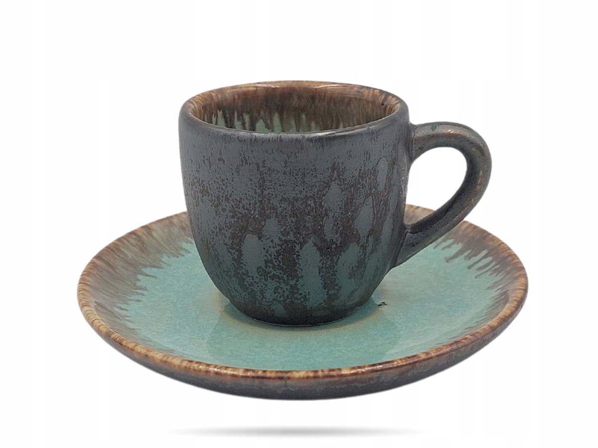 Filiżanka espresso Bel 100 ml Agat filiżanka ze spodkiem KERA CERAMIKA (5905692406725) • Cena ...