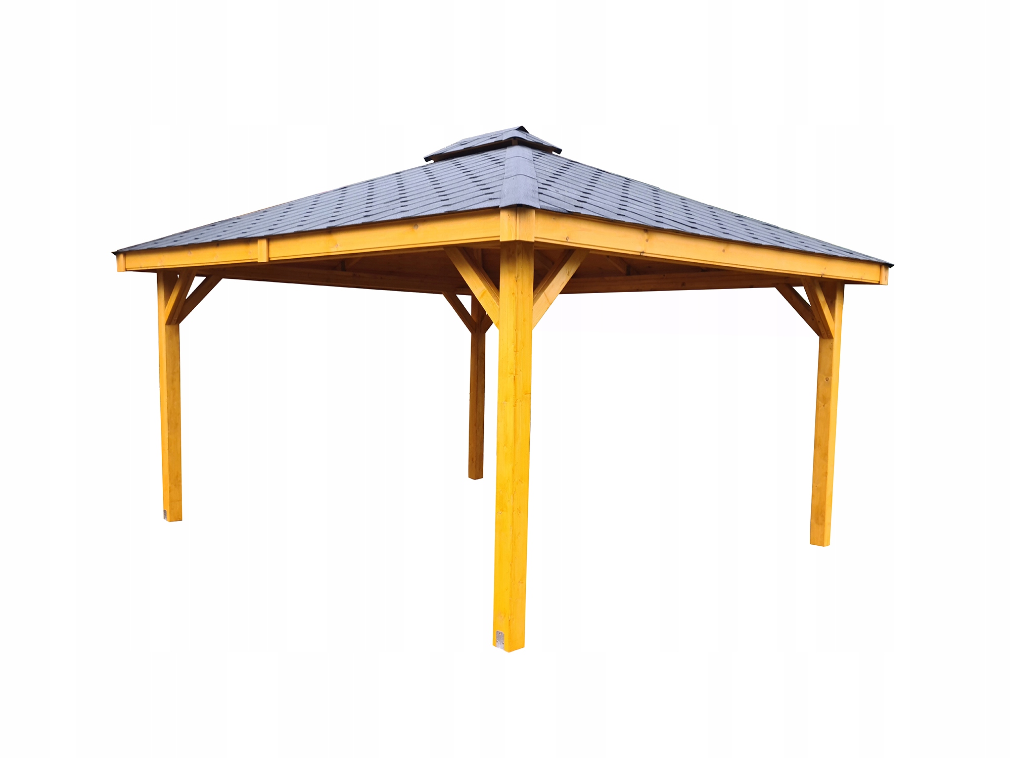 ALTANA OGRODOWA WIATA ALTANKA DREWNIANA IMPREGNOWANA Z GONTEM 3x3.5m ...