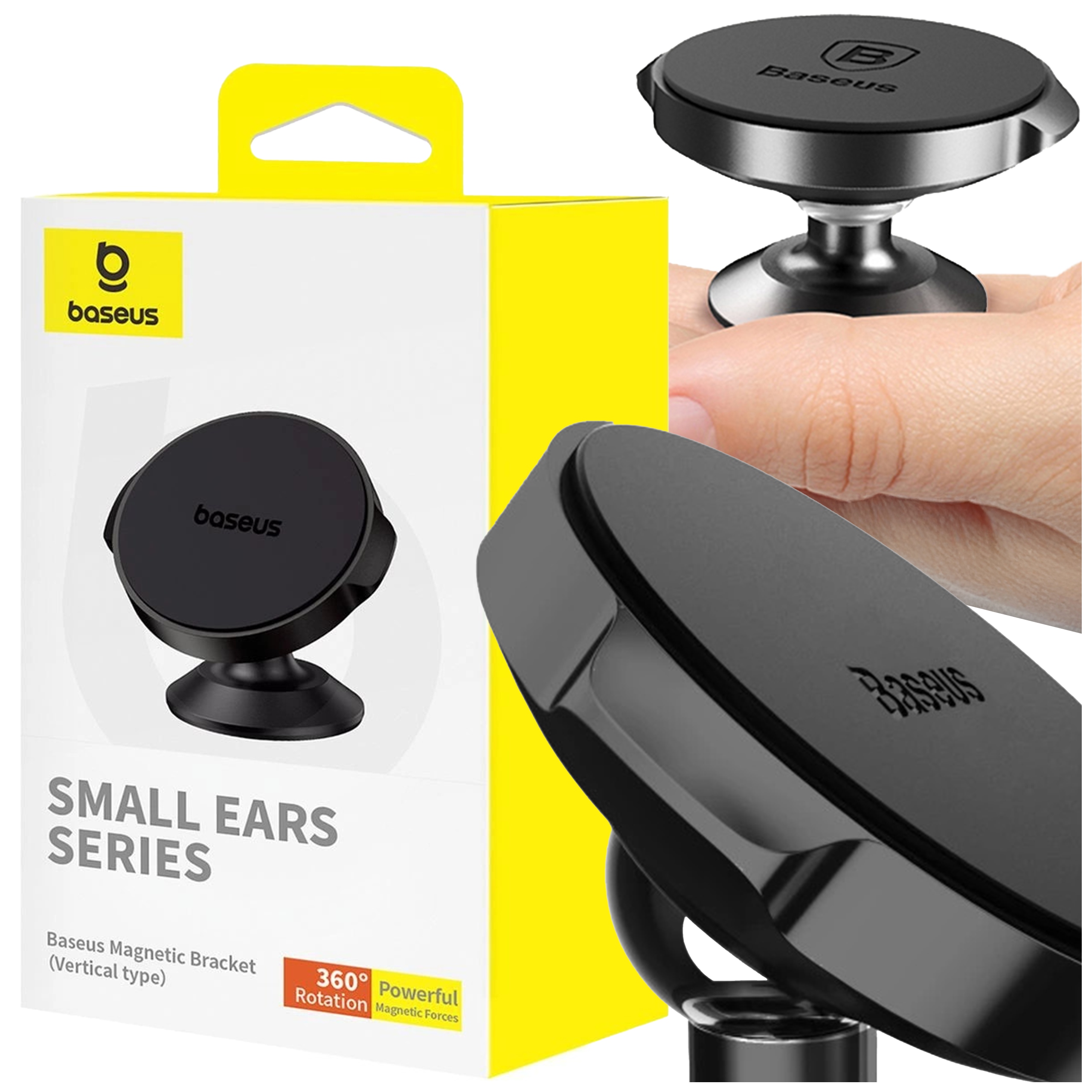 UCHWYT MAGNETYCZNY DO SAMOCHODU NA TELEFON BASEUS NA KOKPIT CAR HOLDER ...