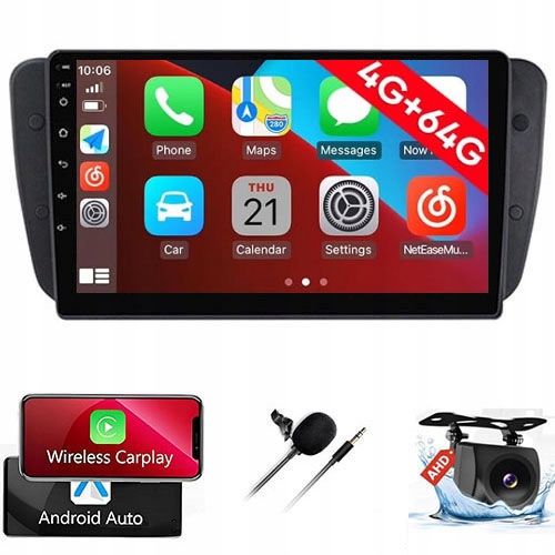 ANDROID RÁDIÓ 13 NAVIGÁCIÓ GPS SEAT IBIZA 6J 2008-2017 CARPLAY 4GB+64GB ...