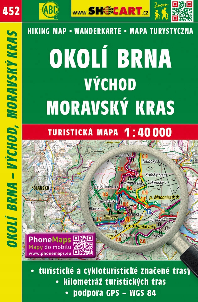 Okolí Brna východ. Moravský kras. Turistická mapa 1:40 000 Souborné dílo za 146 Kč - Allegro