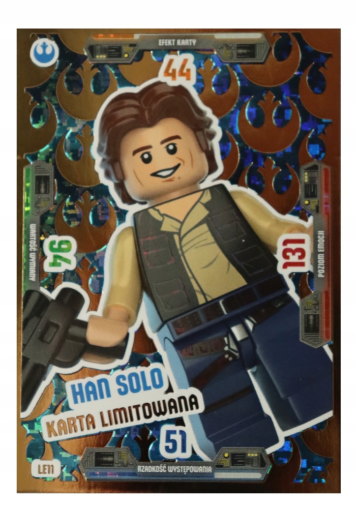 Karty LEGO STAR WARS LIMITED LE11 Han Solo SERIA 3 • Cena, Opinie - Allegro