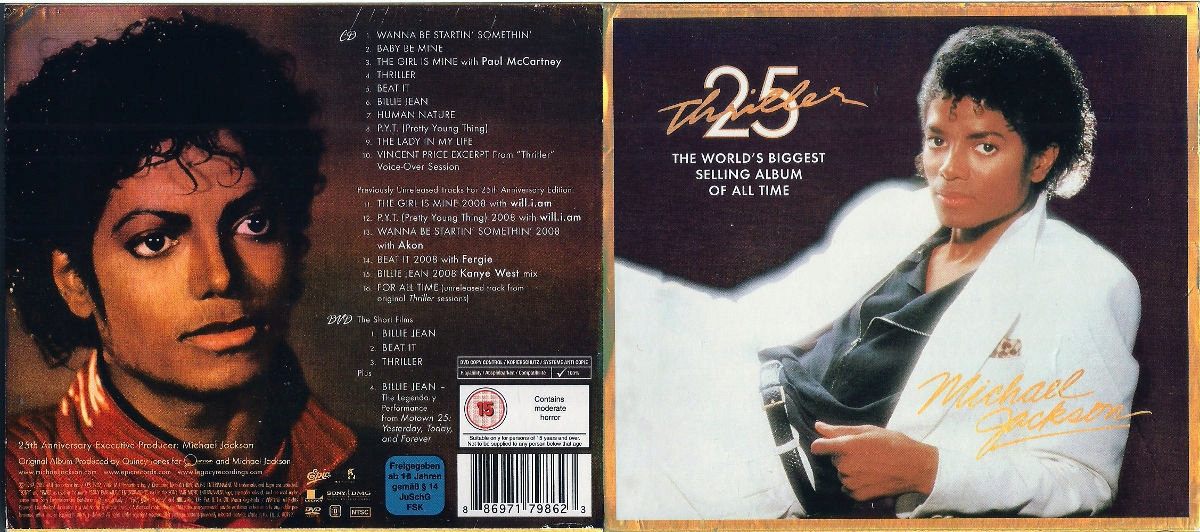 Thriller: 25th Anniversary Edition Michael Jackson CD+DVD - porównaj ...