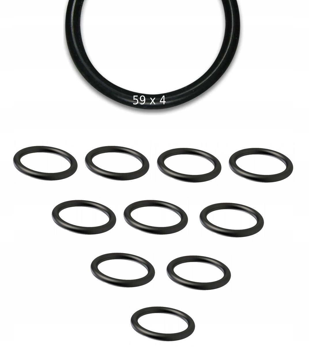 10 SZT USZCZELKA GUMOWA ORING O-RING NBR 59x4 5905178105821 za 10.00PLN z Lubin - Allegro ...