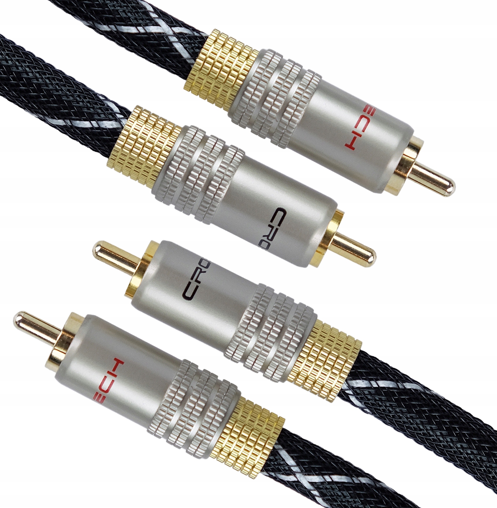 Kabel Audio przewód cinch 2RCA-2RCA CROSS-TECH OFC 0,5m - Sklep, Opinie, Cena w Allegro