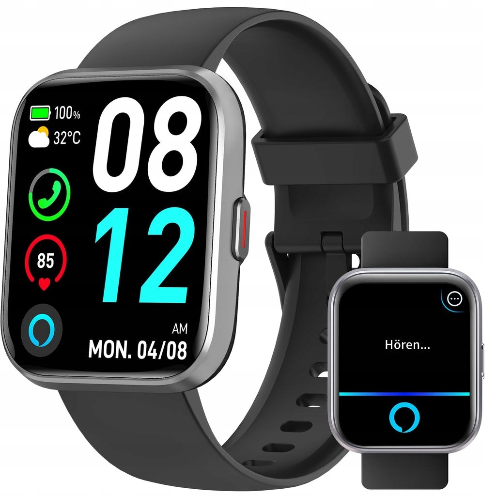 Smartwatch Fitpolo ID208Plus, ekranem 1,8'' IP68, ponad 110 trybów ...