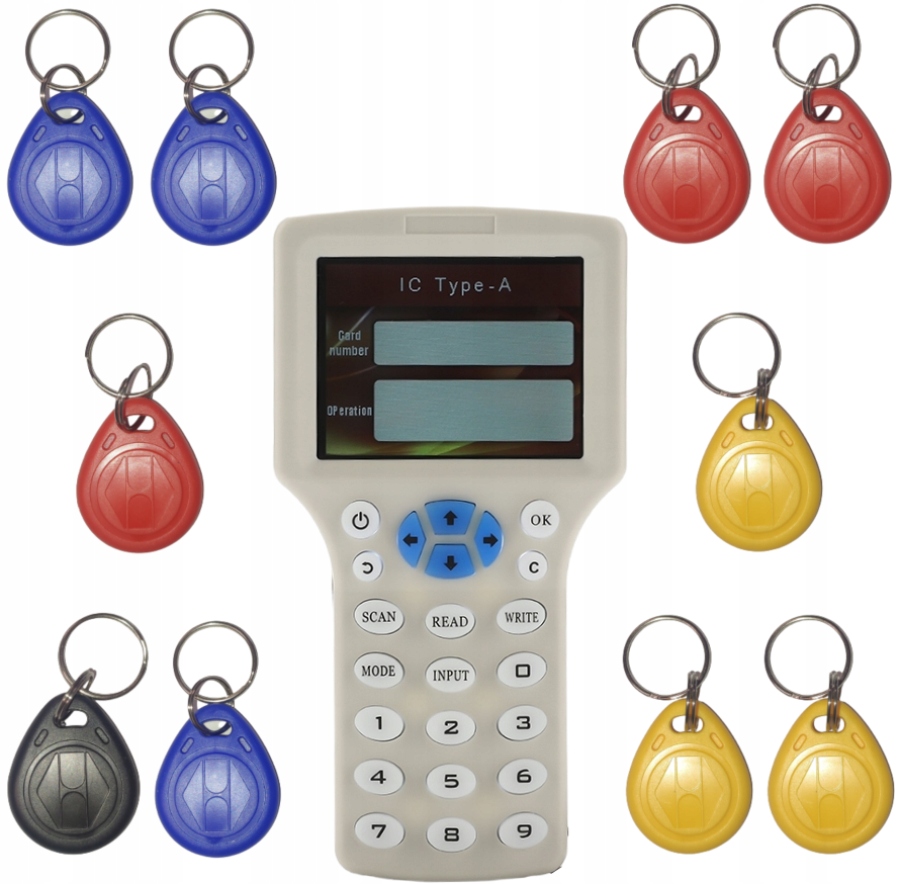 KOPIARKA PROGRAMATOR DUPLIKATOR RFID + 10 BRELOKÓW - Sklep, Opinie ...