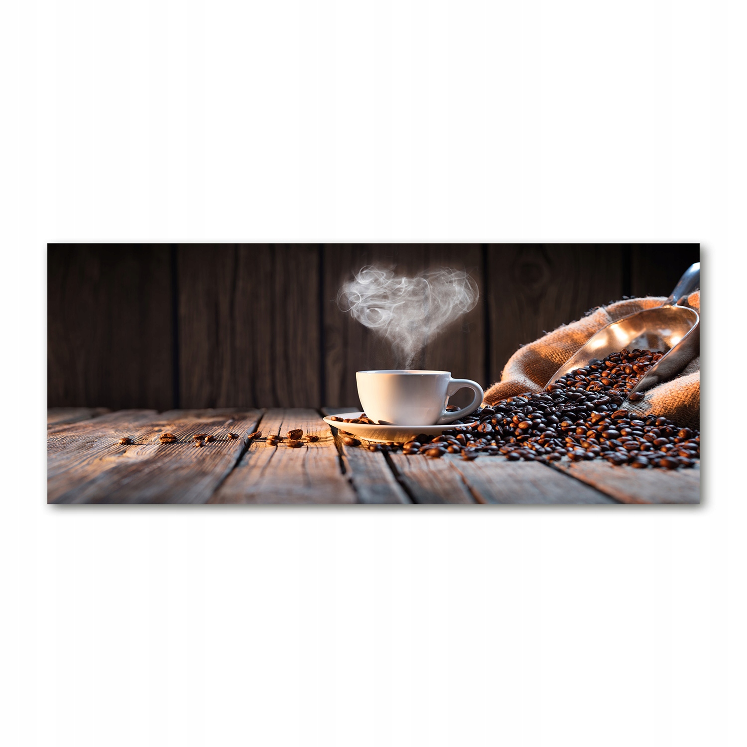 Ochranný sklenený kuchynský panel Šálka kávy XXL za 94.99EUR - Allegro