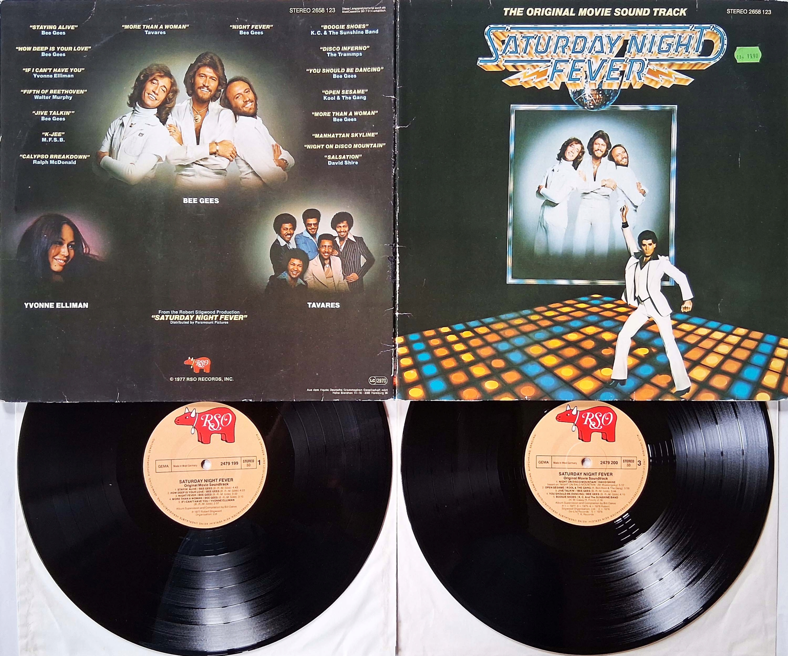 2 LP: Saturday Night Fever - 1977 - Bee Gees Tavares Kool And Gang ...