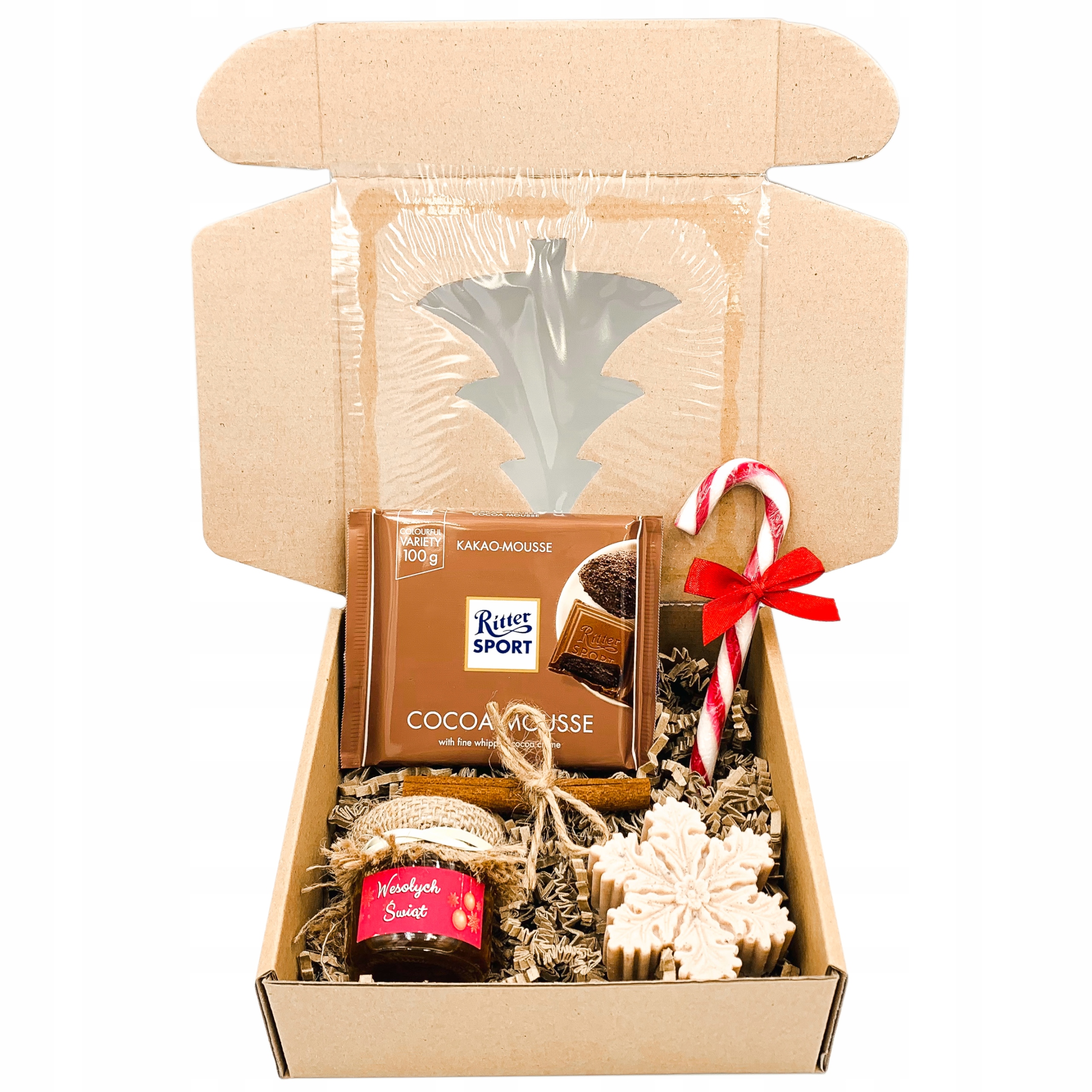 BOX ŚWIĄTECZNY ZESTAW NA ŚWIĘTA GWIAZDKĘ - PREZENT DLA PRACOWNIKÓW KOSZ ...