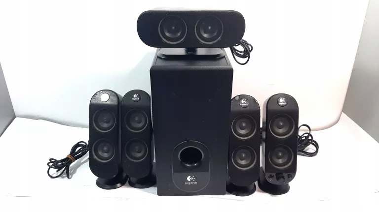 Zestaw głośników 5.1 Logitech X-530 70 W czarny - Sklep, Opinie, Cena w Allegro