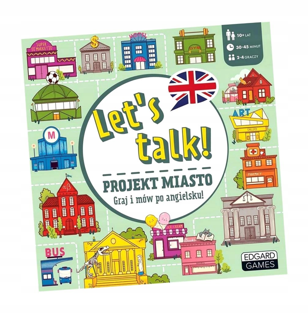 LET'S TALK! PROJEKT MIASTO. GRA DO NAUKI J. ANG. EWA NORMAN - Stan ...