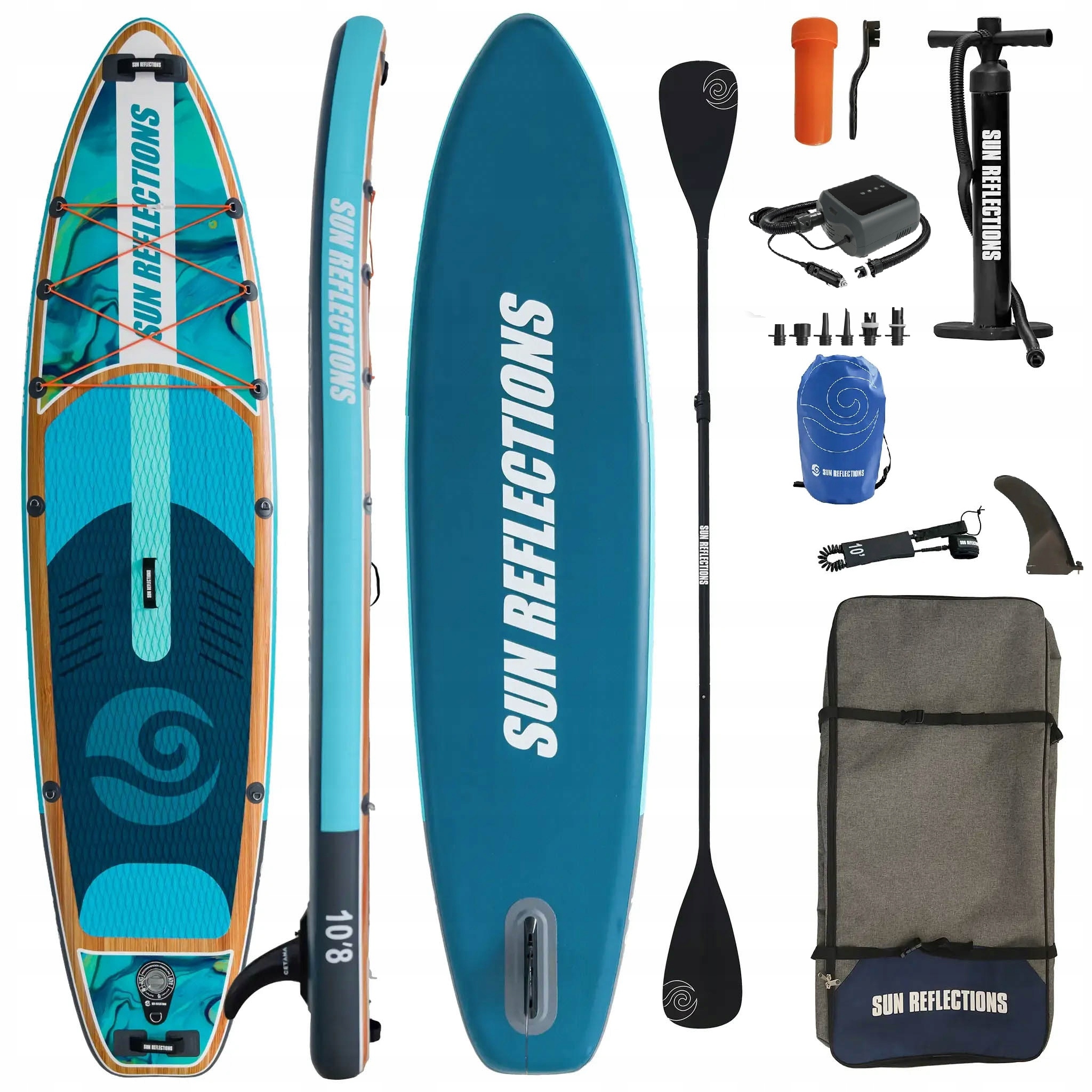 Deska Sup Pompowana Sun Reflections M 10'8" Minicombo + Elektryczna ...
