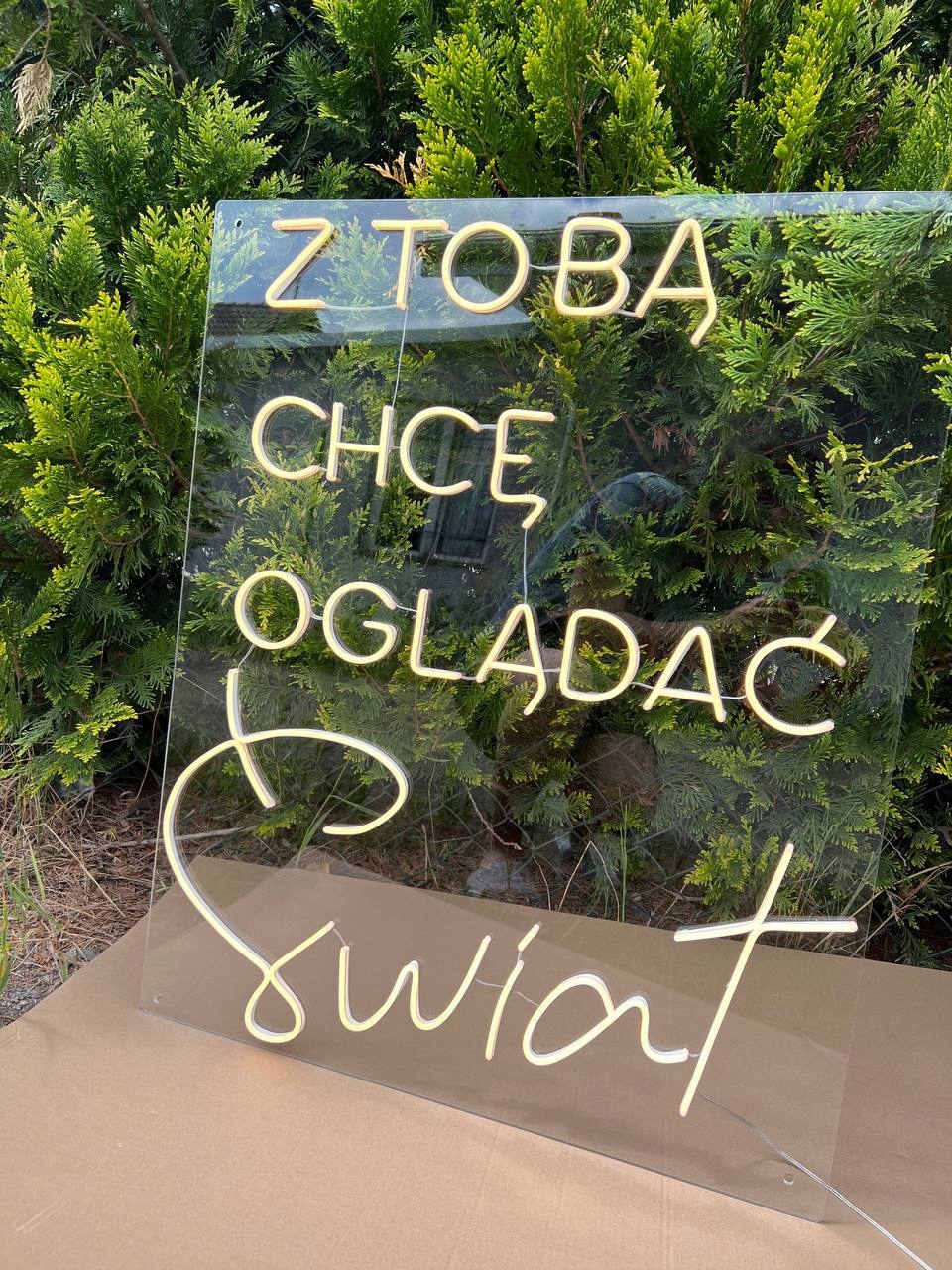 Neon Led Napis z Własnym Napisem - Niska cena na Allegro.pl