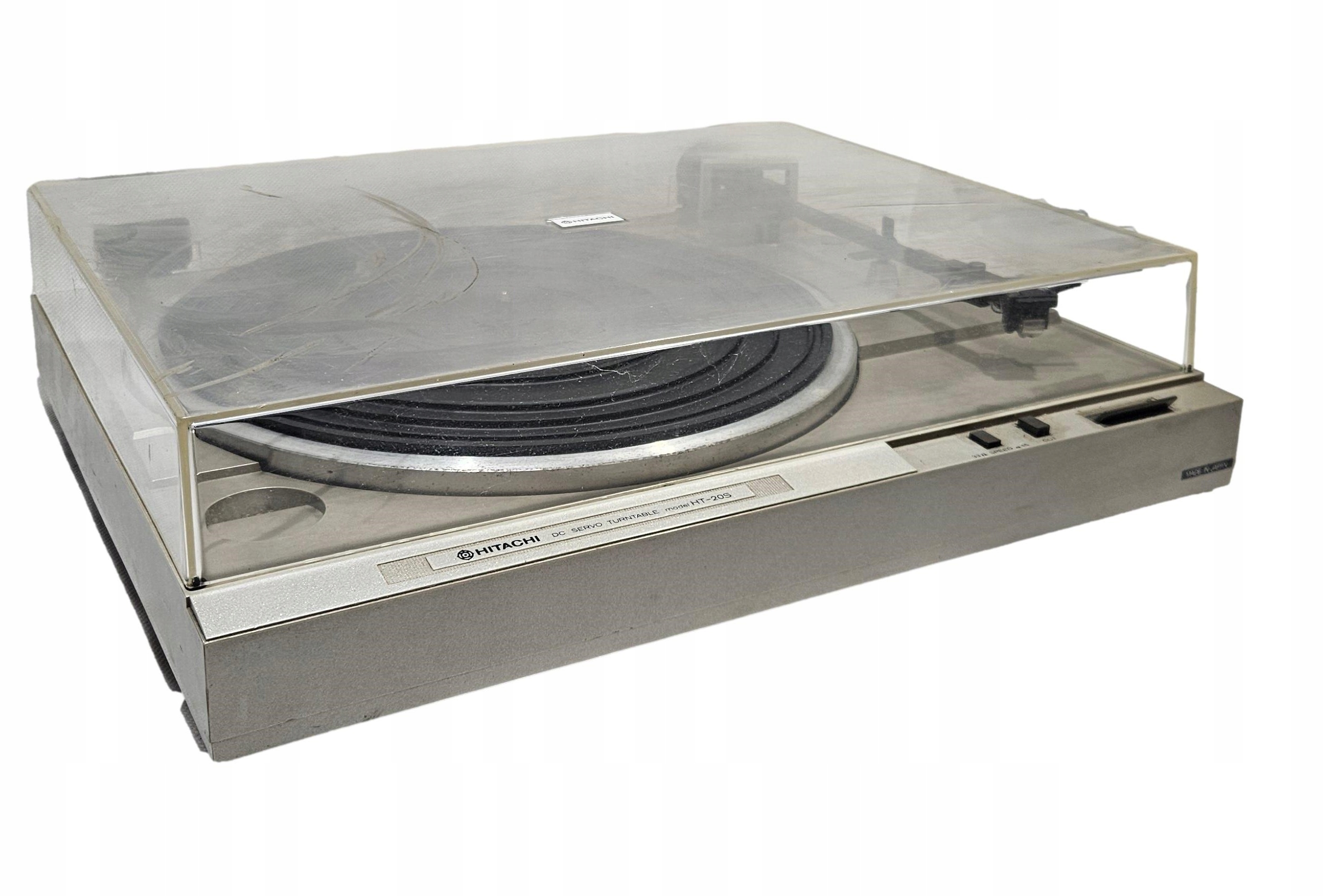 Gramofon Hitachi HT-20S srebrny - Sklep, Opinie, Cena w Allegro