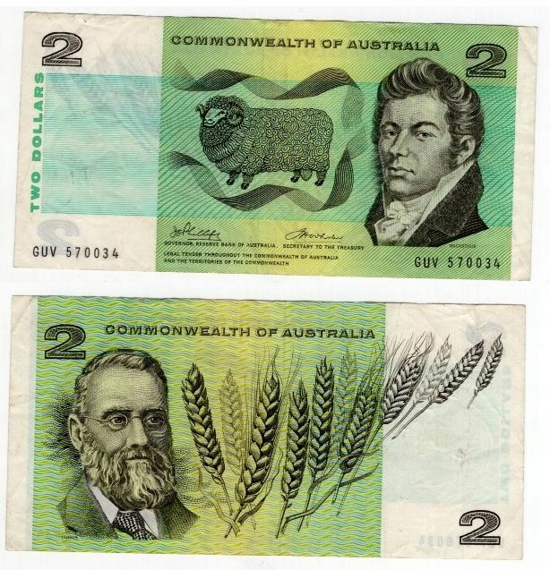 AUSTRALIA 1972-73 2 DOLLARS • Cena, Opinie • Reszta Świata 17482960286 • Allegro
