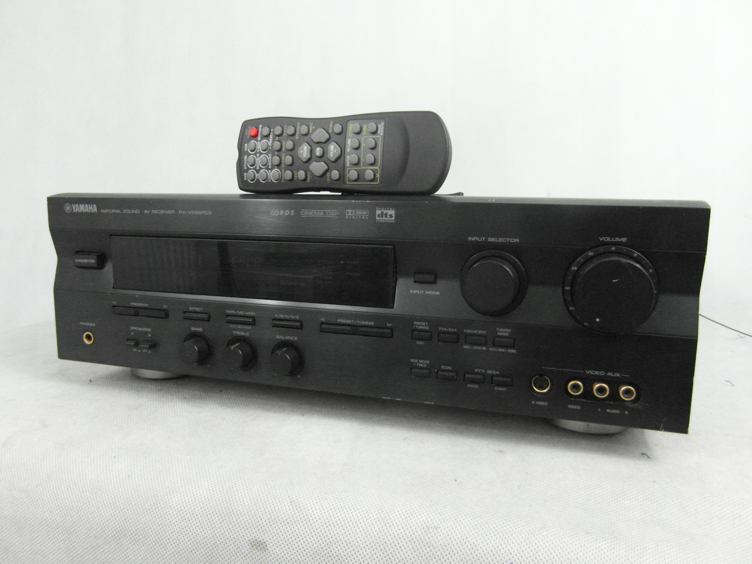 Amplituner YAMAHA RX-V596 RDS/pilot czarny - Sklep, Opinie, Cena w Allegro