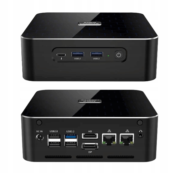 Komputer gamingowy mini PC M600 AMD Ryzen R9-7940HS LAN 2.5G WiFi6 WIN ...