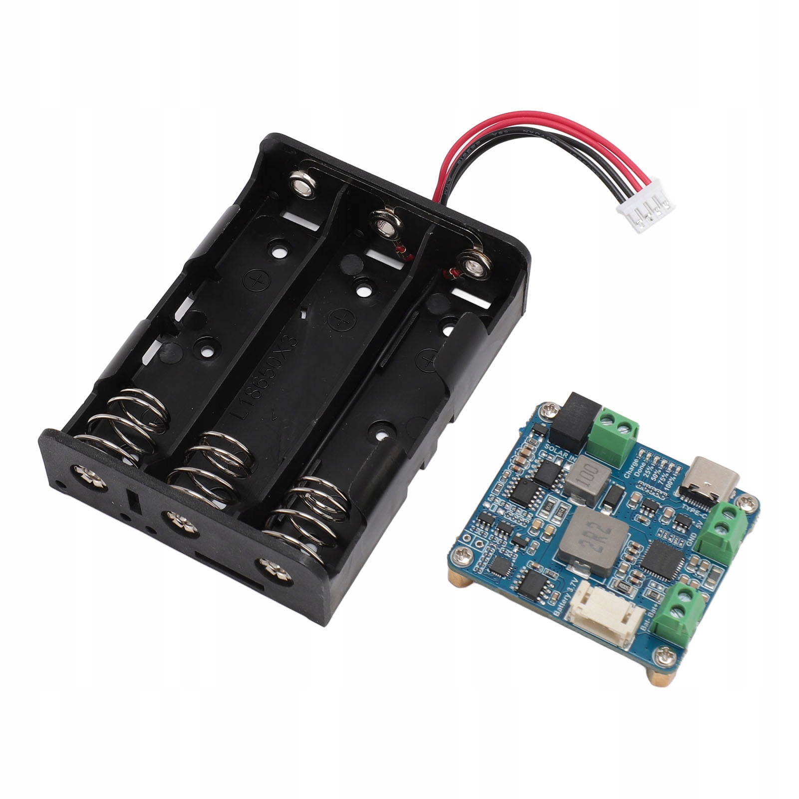 Płytka PCB menedżera zasilania energią słoneczną 6 V–24 V MPPT 5 V 3 XO ...