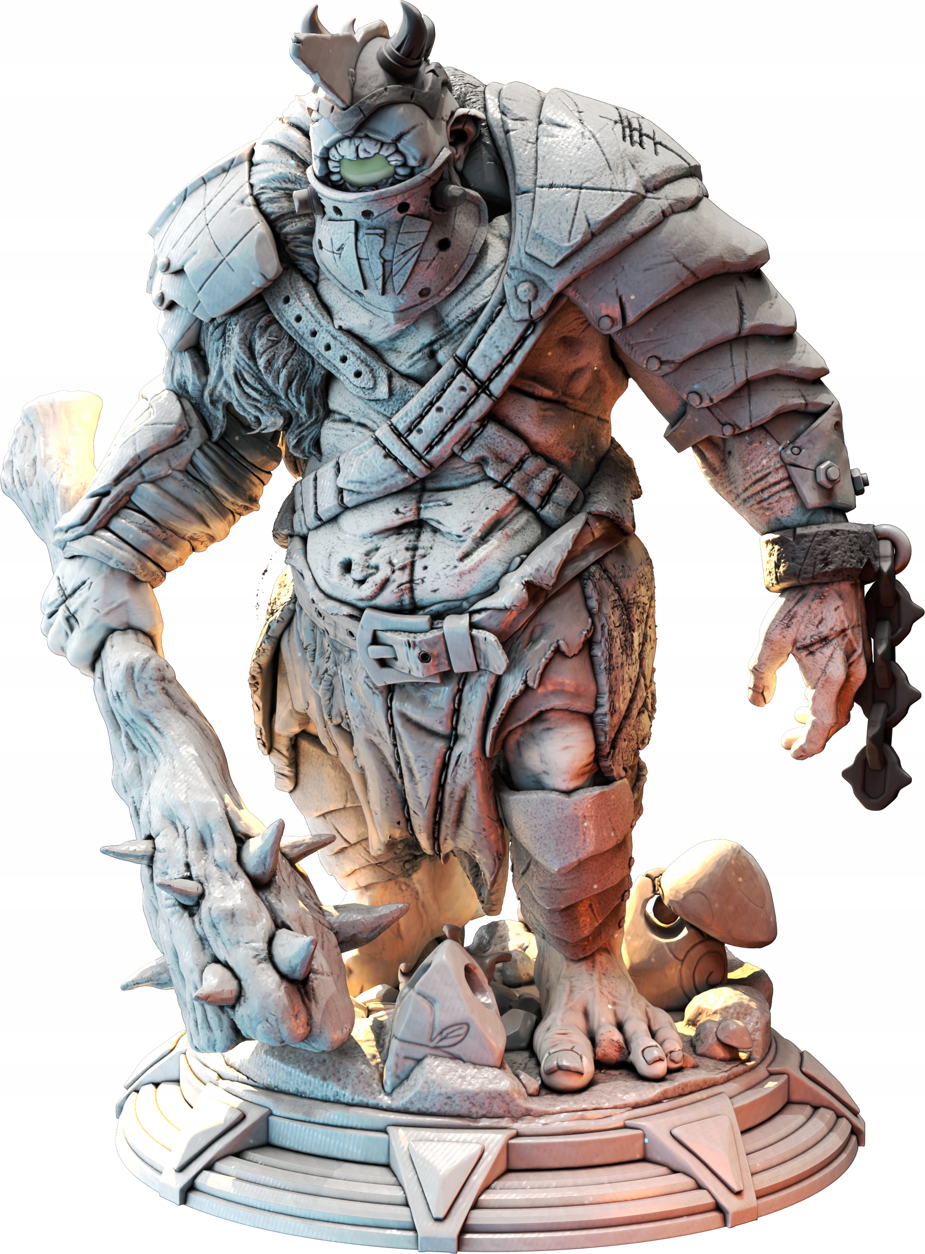 Duragdor Küklopsz Szörny NAGY figura 12k + DND D&D 3D RPG nyomtatás za ...