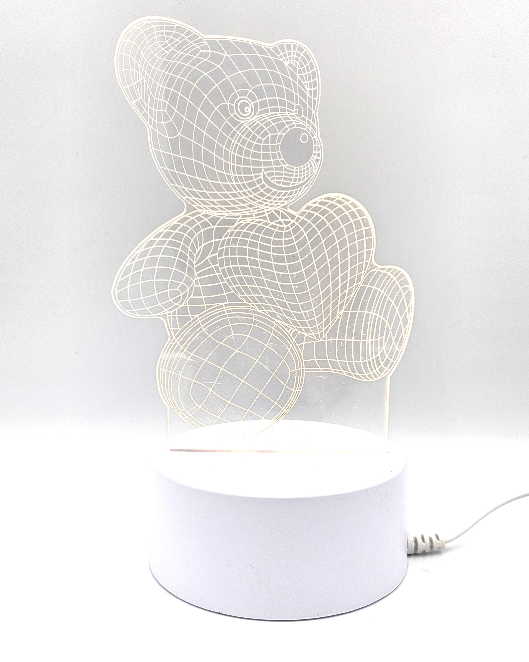 MINI LAMPKA NOCNA NASTROJOWA 3D LED MIŚ (5906280641429) • Cena, Opinie ...