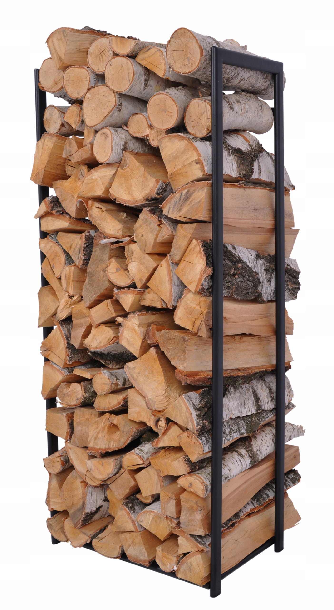 Metalowy Stojak Na Drewno Opałowe Wysoki Czarny (KZ-STOJAK DUŻY) • Cena ...