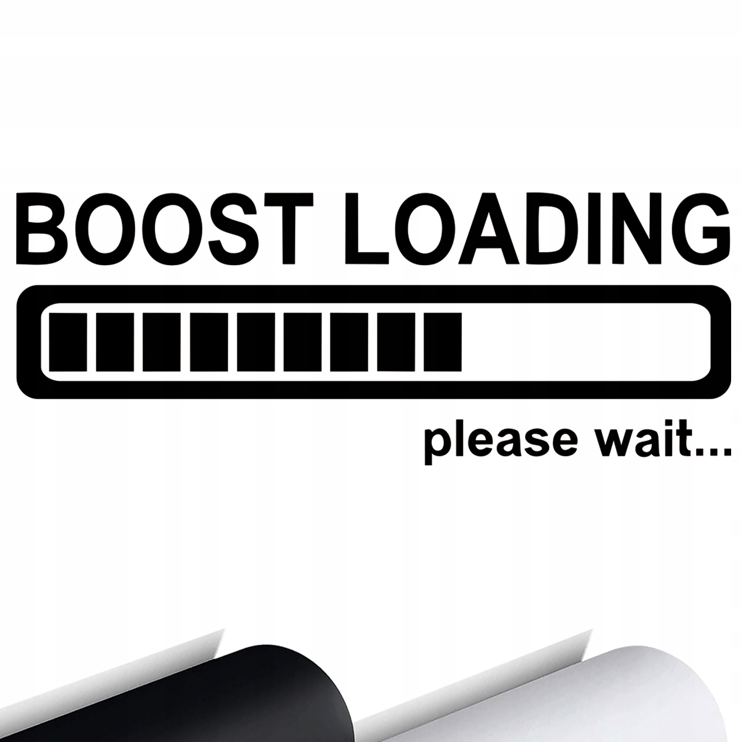 NAKLEJKA Grafika na auto PRZYSPIESZAM - PROSZĘ CZEKAĆ BOOST LOADING 20x7 5906124812411 za 10 ...