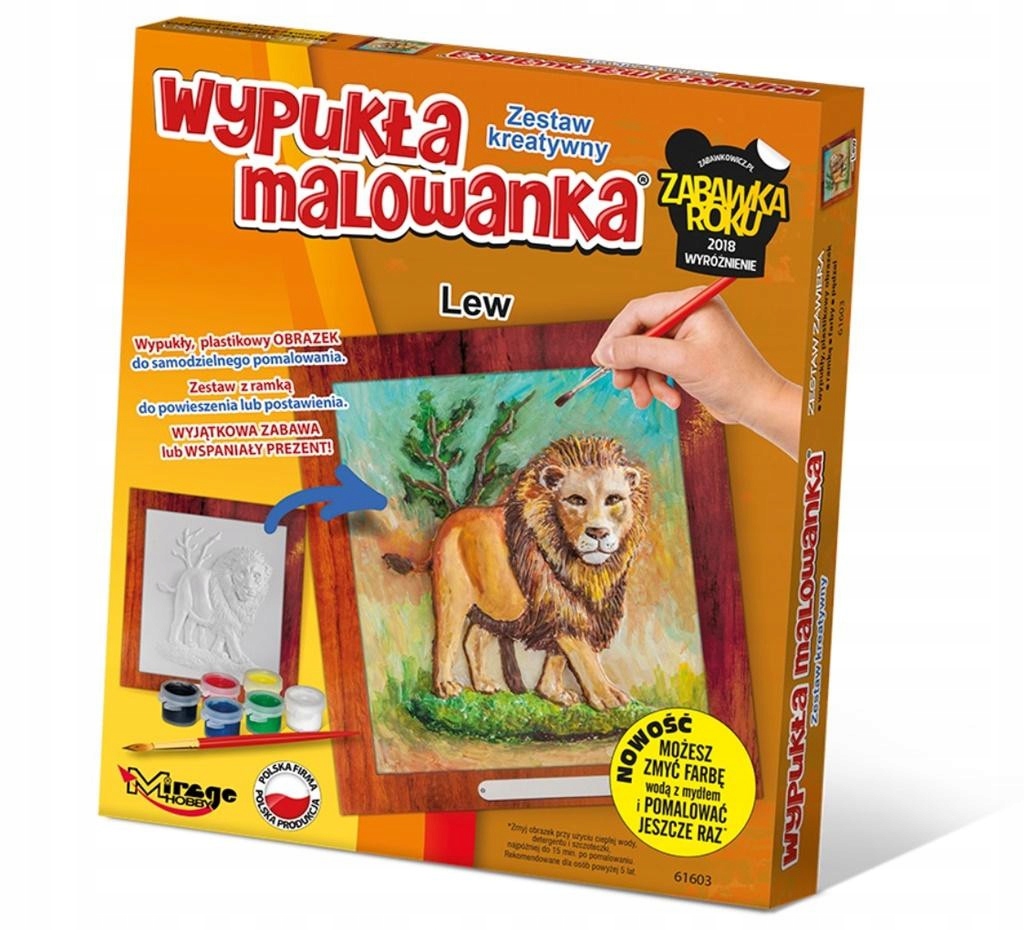 Wypukła Malowanka - Zoo Lew XX (5901461616036) • Cena, Opinie • Prace ...