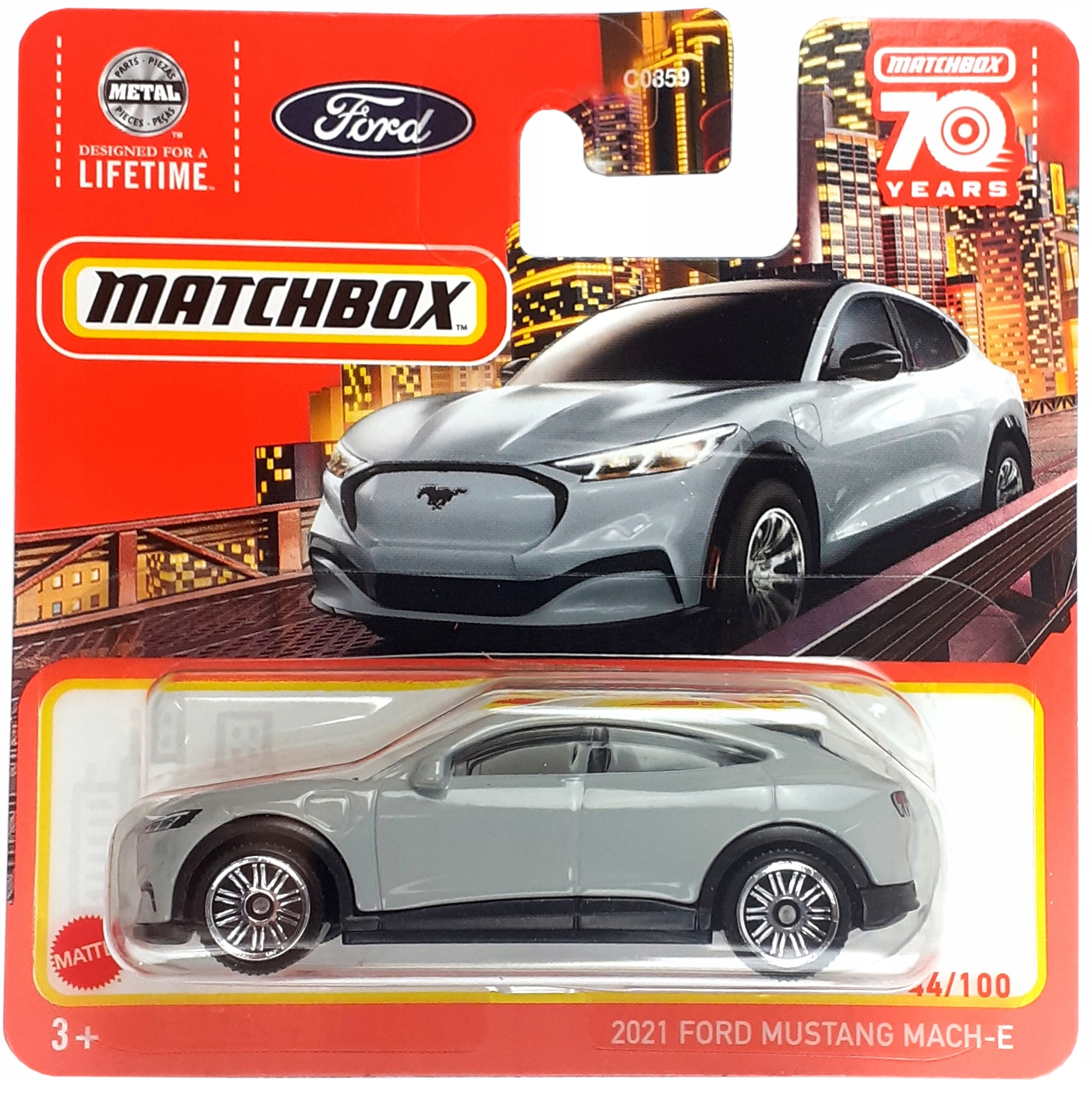MATCHBOX MODEL METALOWY 2021 FORD MUSTANG MACH-E 14358410608 - Allegro.pl