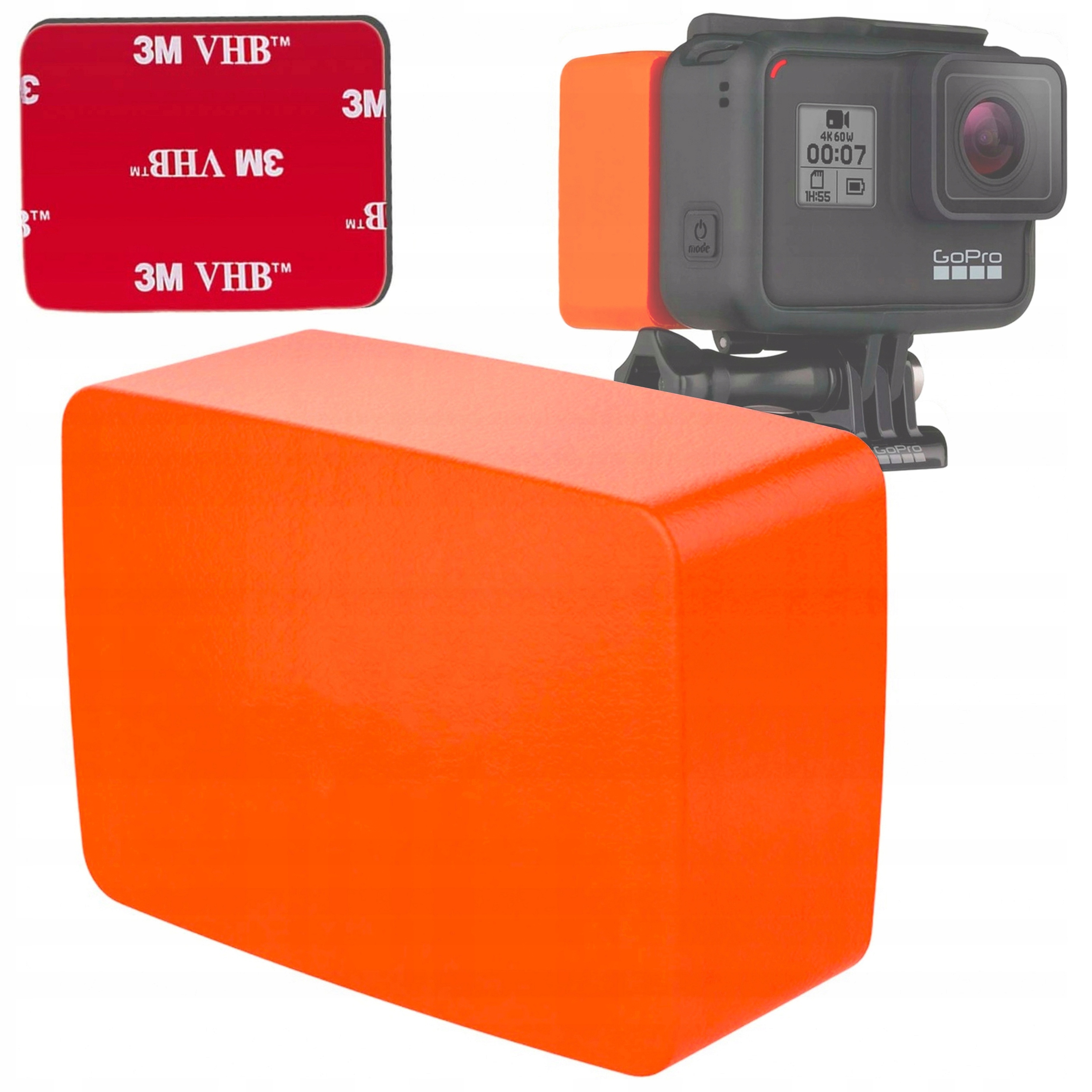 Gąbka wypornościowa PŁYWAK Floaty Sponge + 3M VHB do GoPro HERO i SJCAM ...