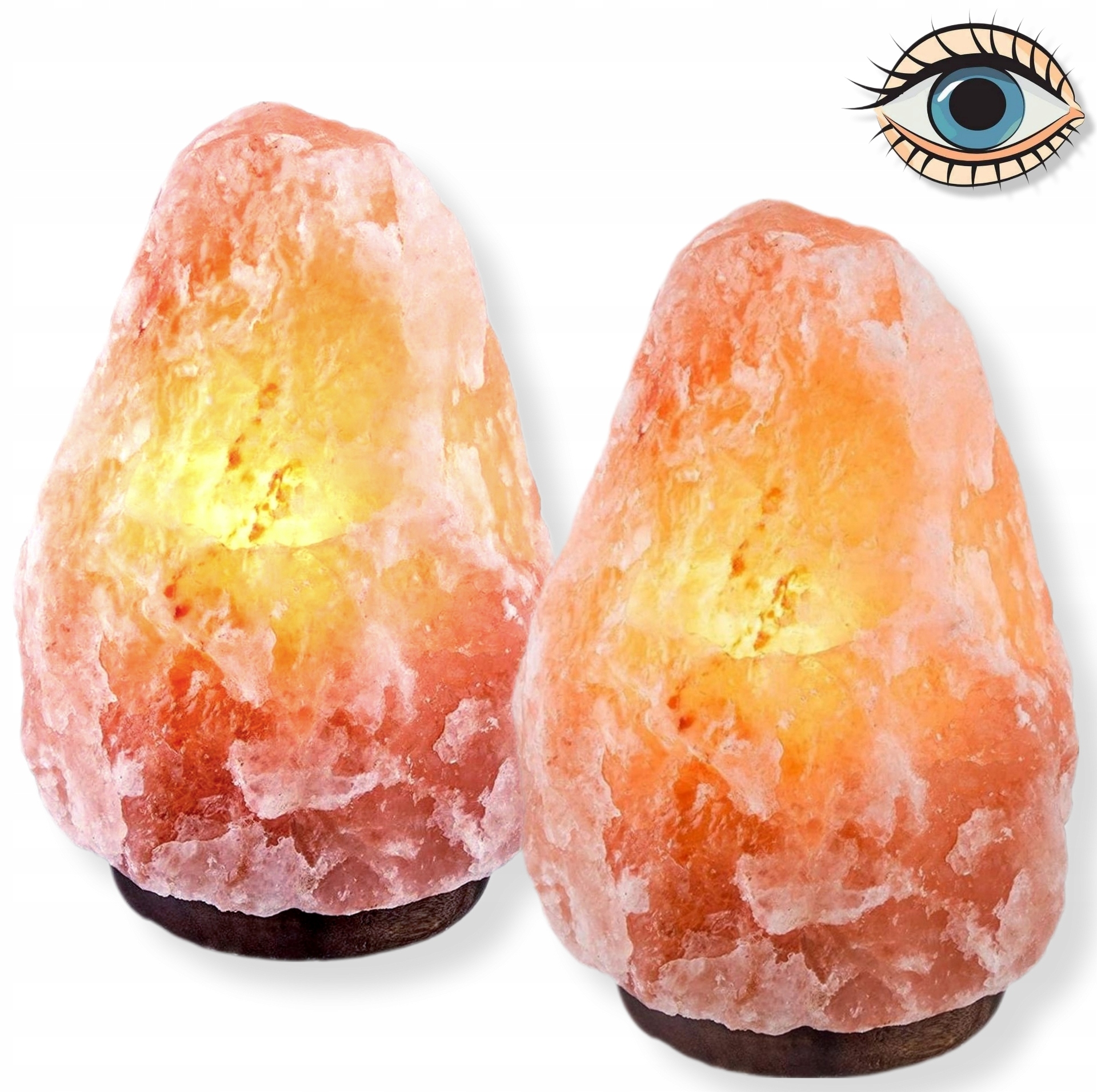 LAMPA SOLNA 9-11kg JONIZATOR sól Himalajska Naturalna Lampka na PREZENT ...