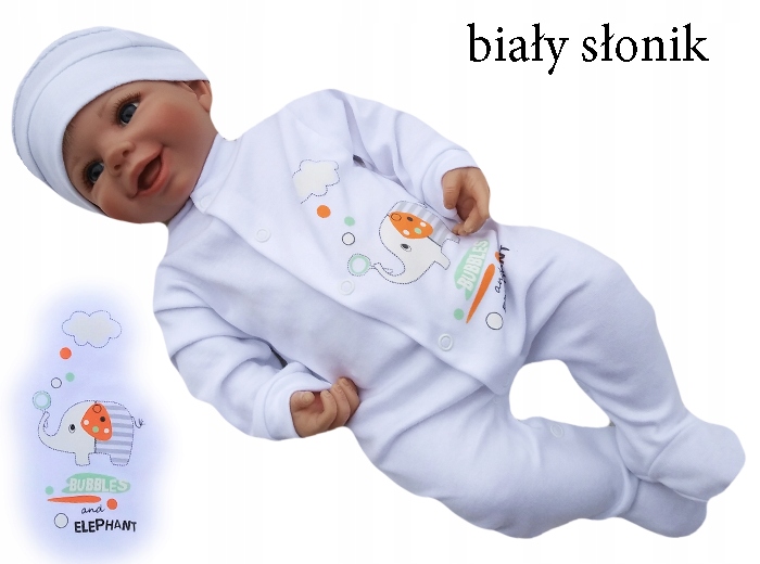 Pajacyk pajac rozpinany śpioszki 56 bawełniany • Cena, Opinie ...