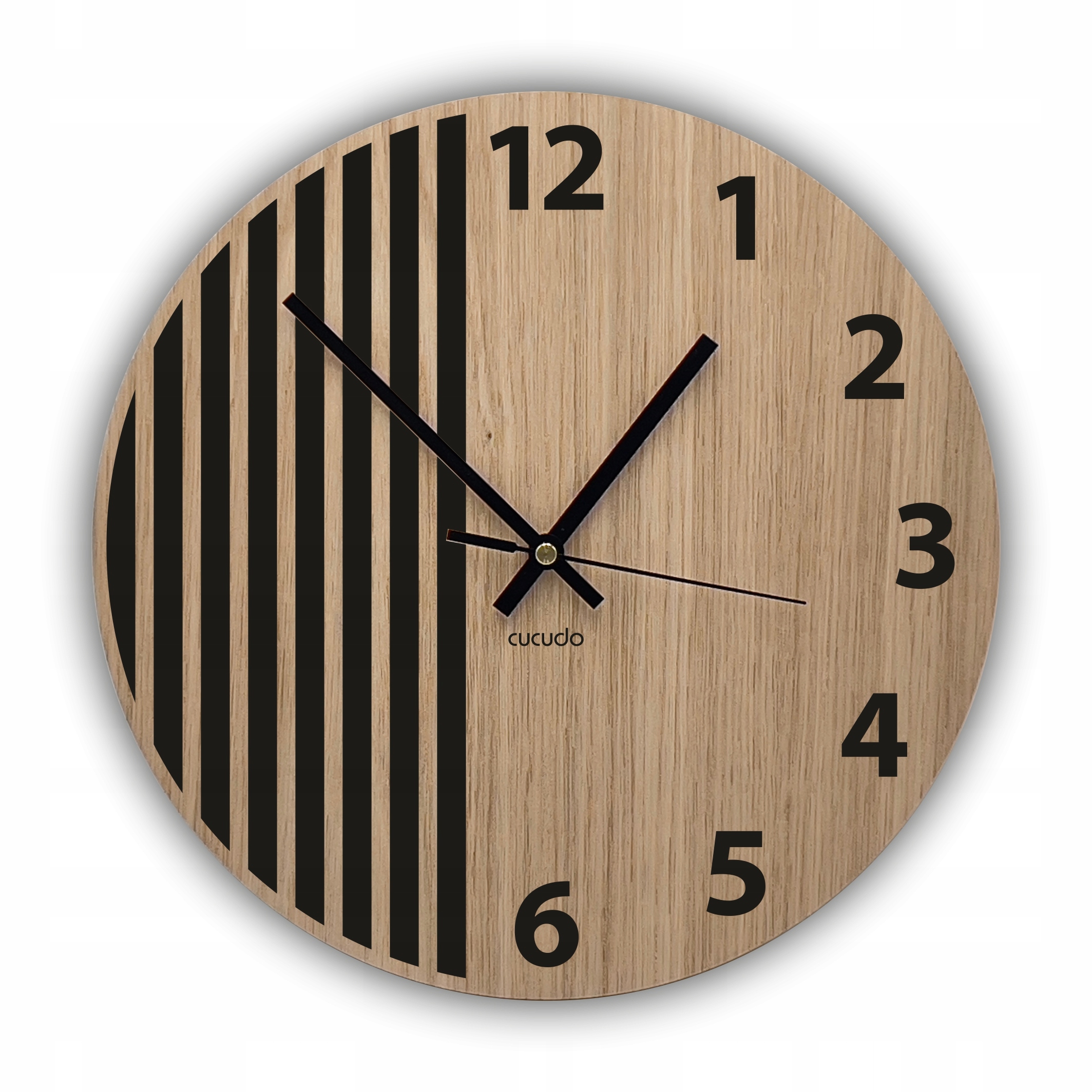 ZEGAR ŚCIENNY DUŻY DREWNIANY DĘBOWY WISZĄCY Z8 30 (Z8) • Cena, Opinie ...