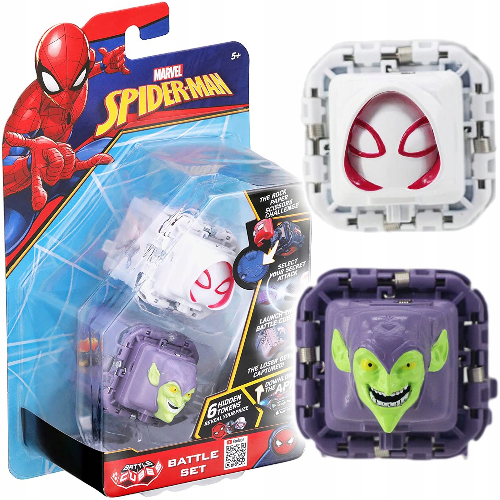 BATTLE CUBES Marvel Spider-Man GOBLIN SPIDER GWEN (8411936995100 ...