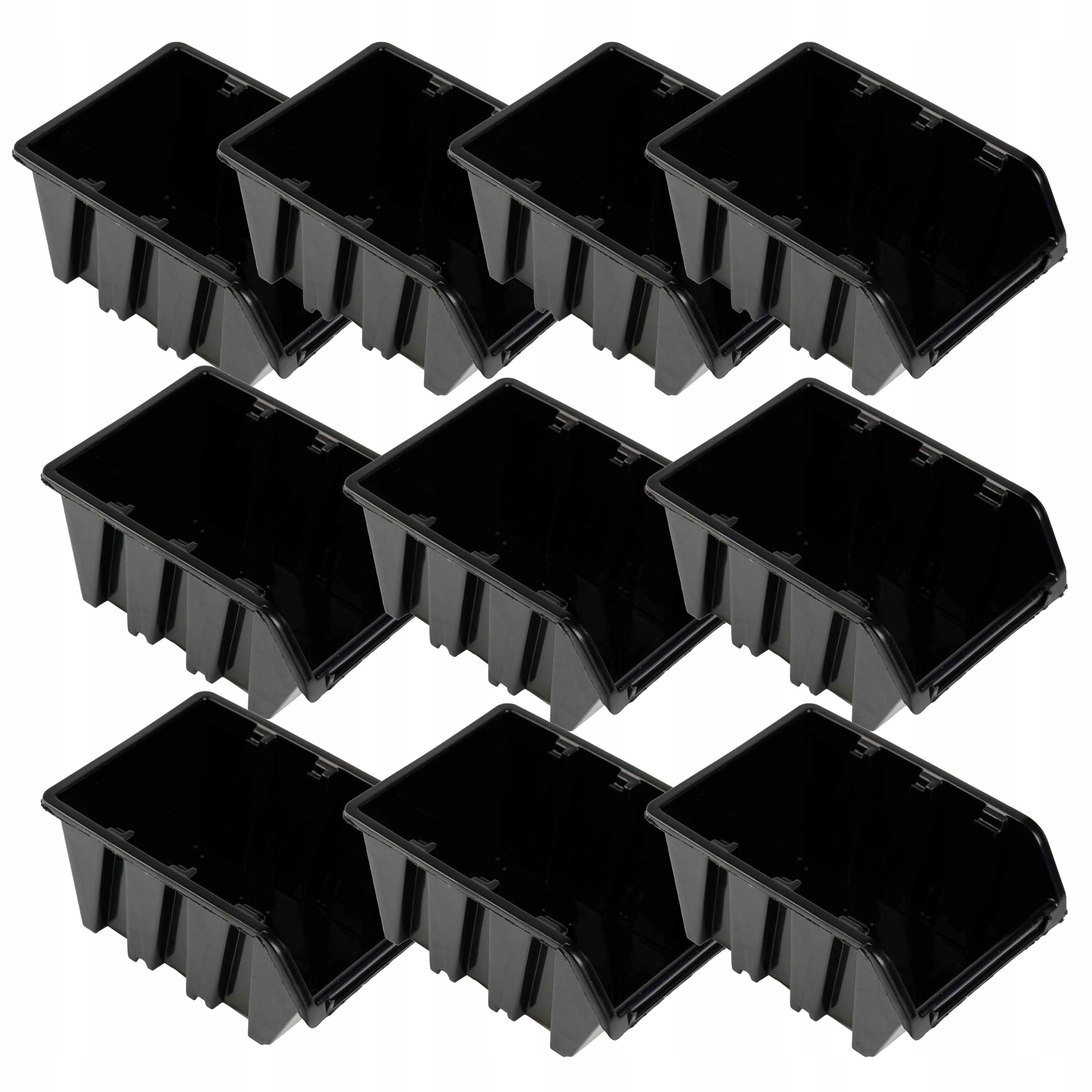 10 SZT POJEMNIK MAGAZYNOWY KUWETA NP16 WARSZTATOWA ORGANIZER PLASTIKOWY ...