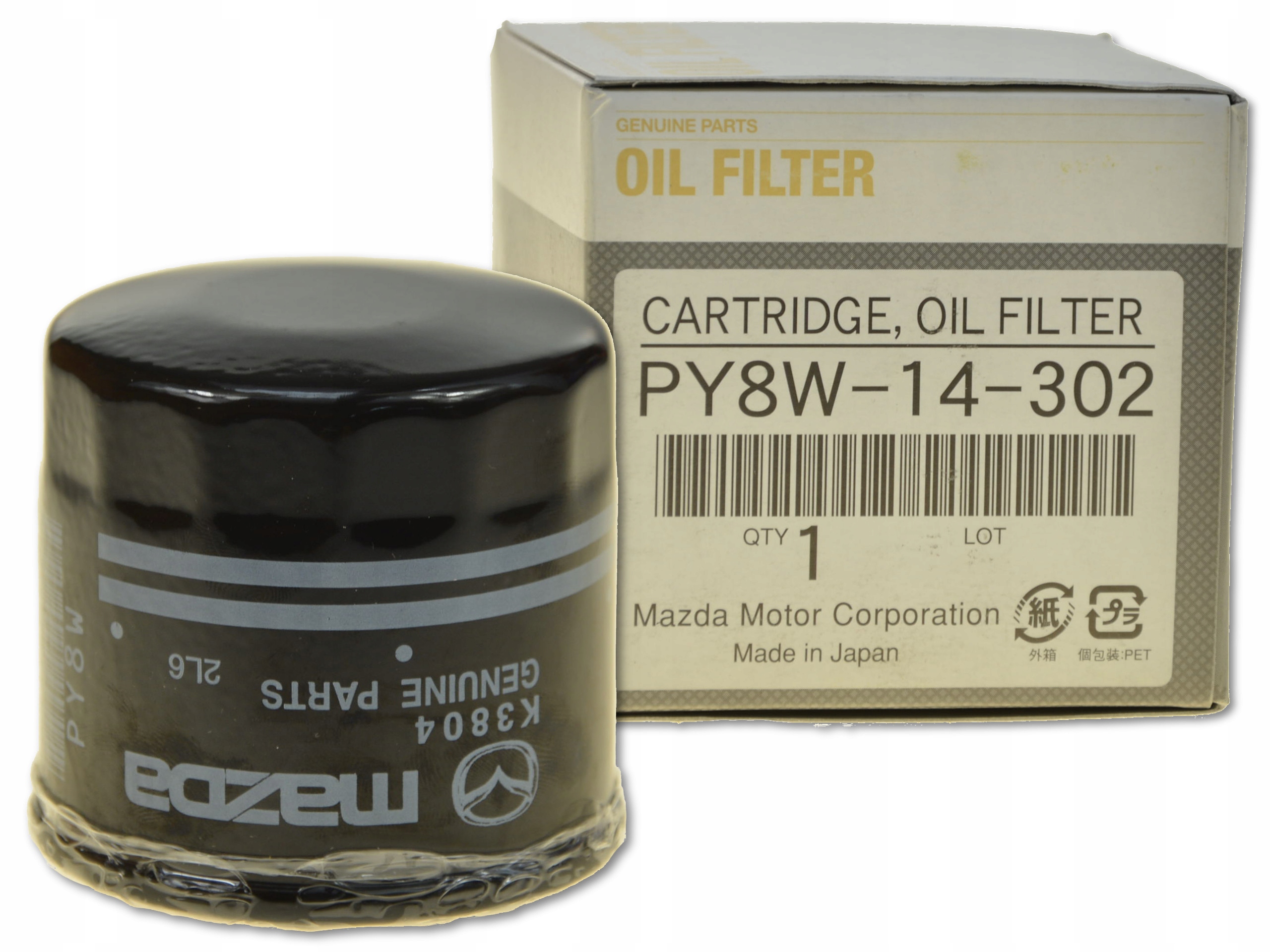 FILTR OLEJU PY8W-14-302 ORYGINAŁ MAZDA PY8W-14-302 za 45 zł z Legnica ...
