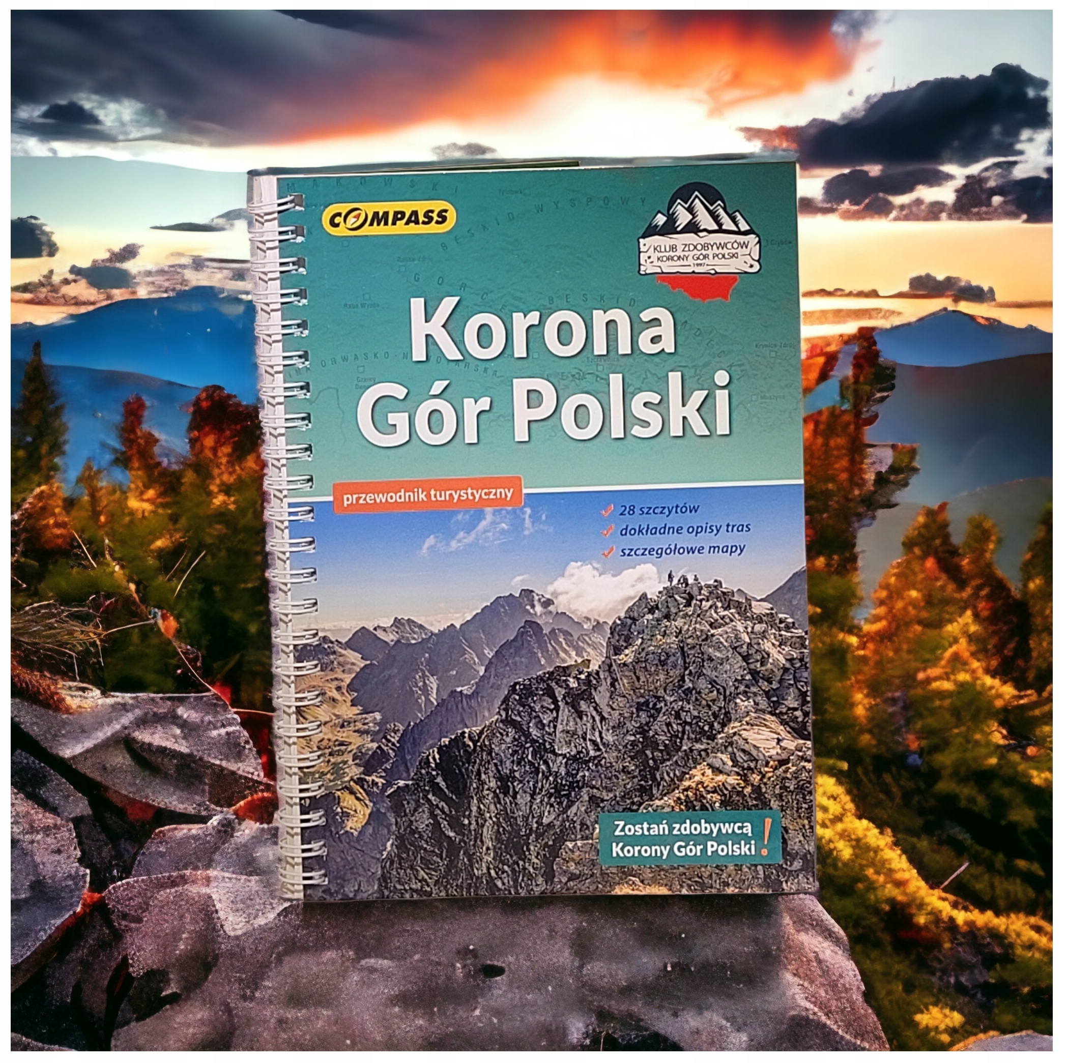 Przewodnik 2025 turystyczny Korona Gór Polski Compass KGP GOT trasy ...