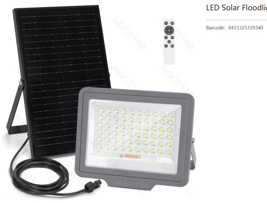 Reflektor solarny LED szary 200W (8433325339340) • Cena, Opinie ...