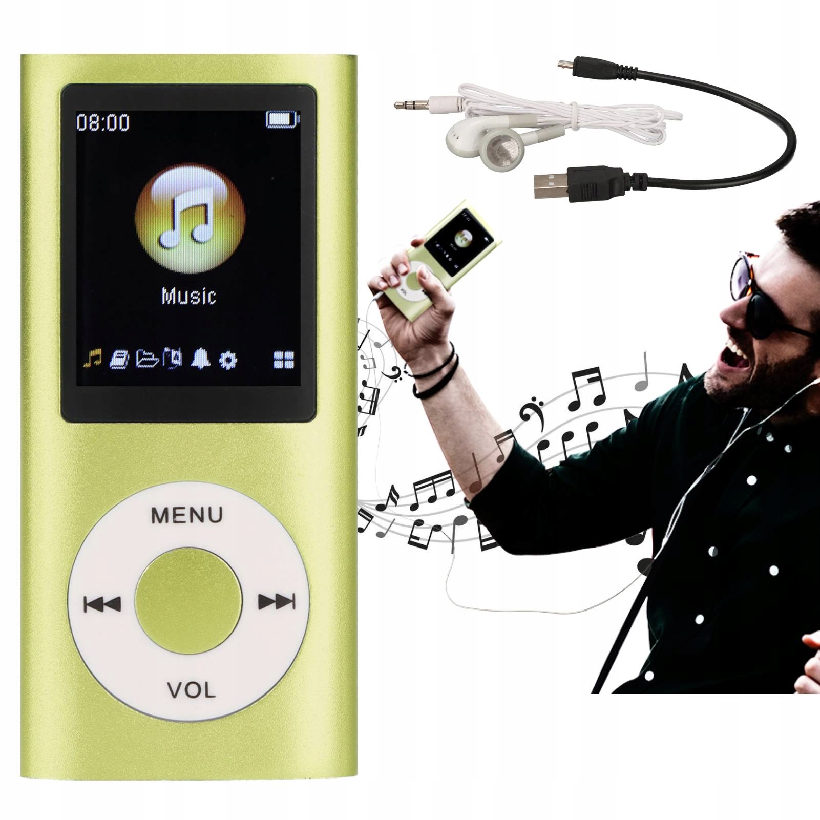 ODTWARZACZ MP3 MEDIA/MUZYKA/AUDIO Z FUNKCJĄ BLUETOOTH 1.8" ULTRA SLIM 64 GB - Sklep, Opinie ...