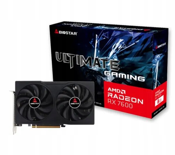 Karta graficzna BIOSTAR Radeon RX 7600 8GB GDDR6 8 GB • Cena, Opinie ...
