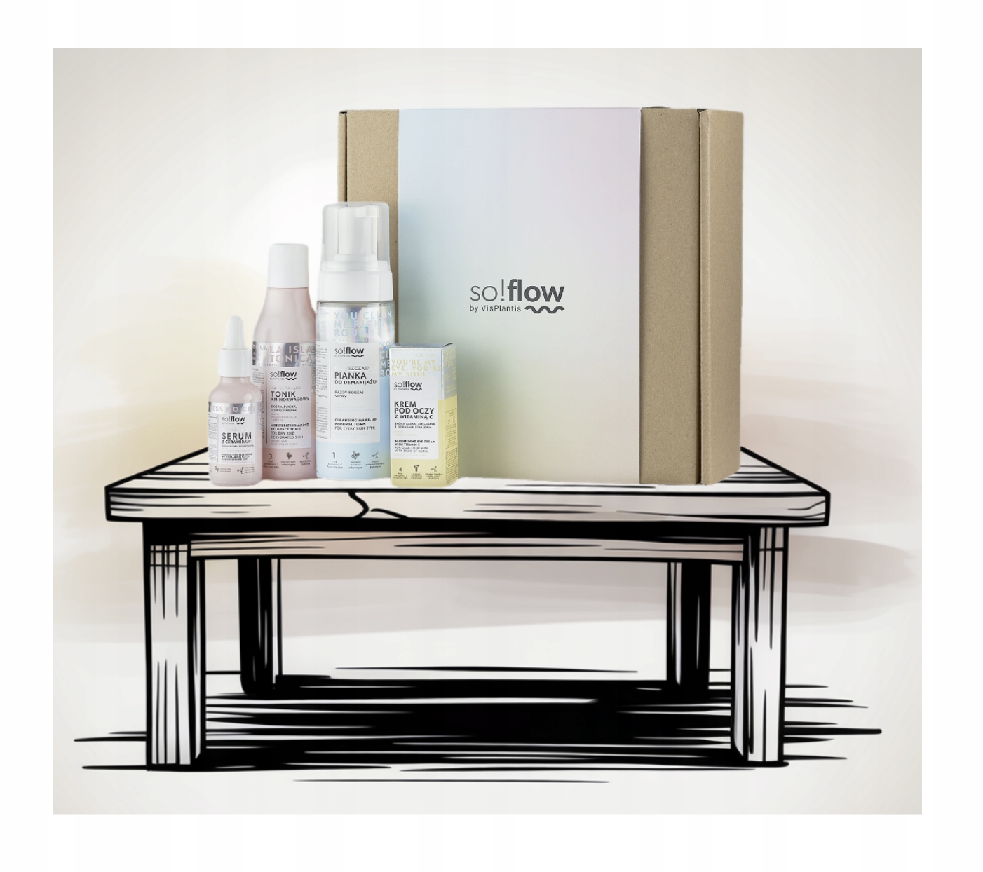 Zestaw so!flow Ukojenie i regeneracja skóry • Cena, Opinie - Allegro