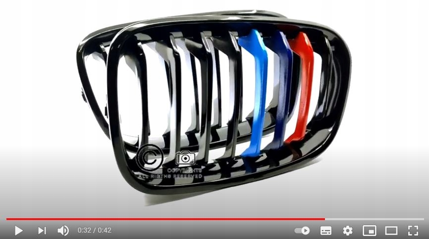 006GBM 2011-2014 - Решетка радиатора BMW F20 F21 BLACK GLOSS + M купить ...