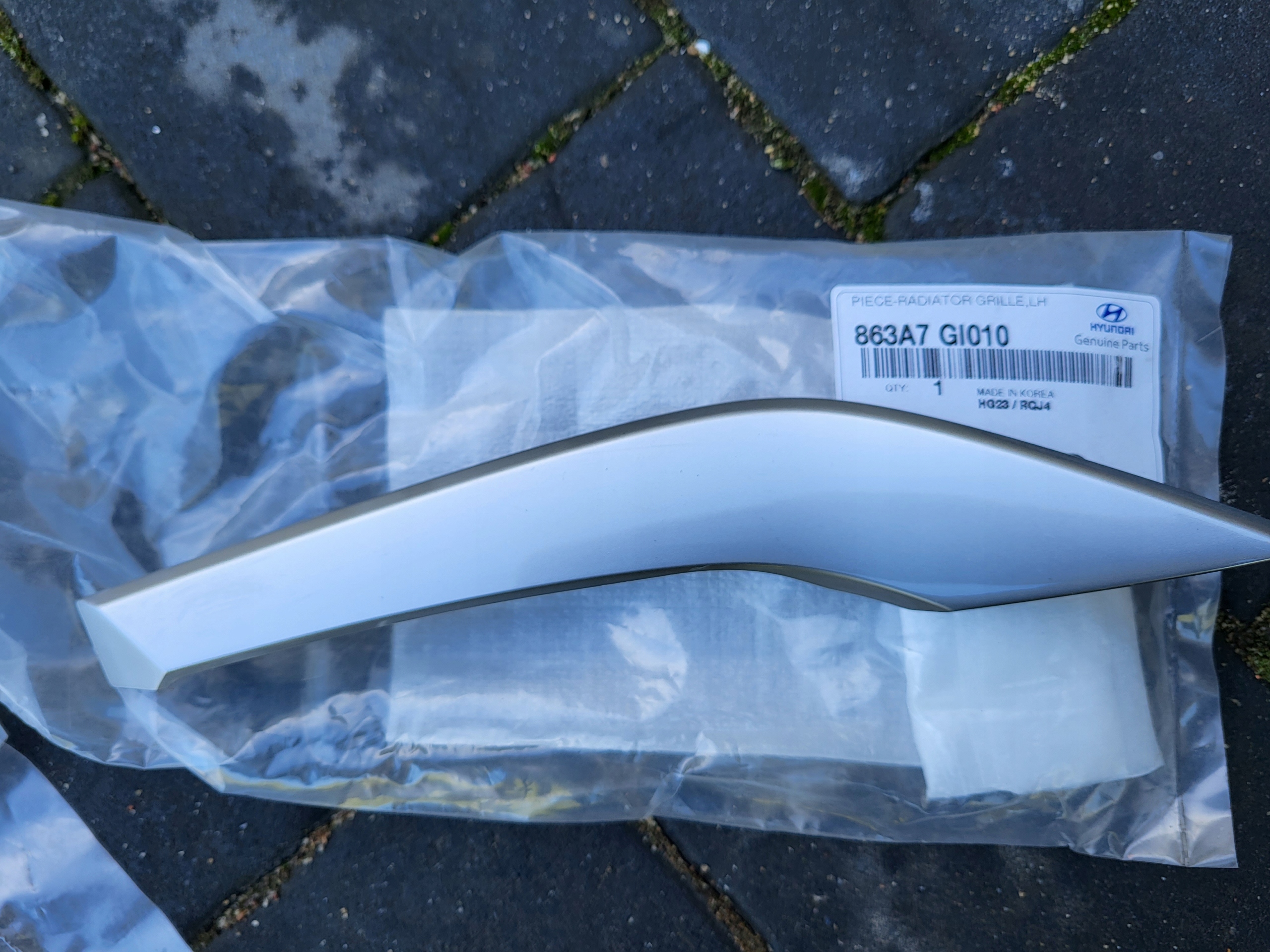 HYUNDAI IONIQ 5 LEWA LISTWA ZDERZAKA NOWA ORYGINAŁ 863A7-GI010 za 149 ...