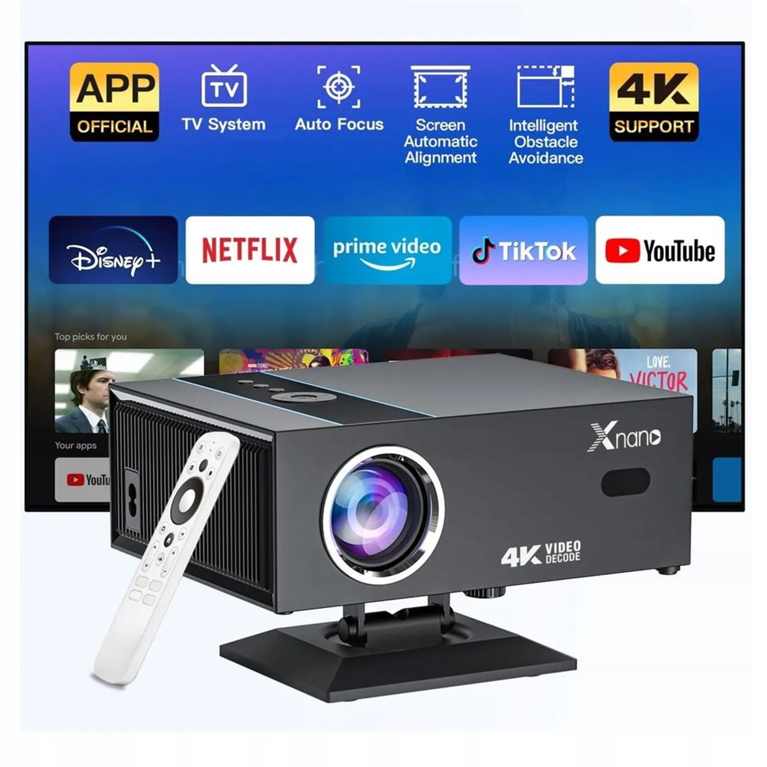 Projektor LED Opticast HY320 czarny - Sklep, Opinie, Cena w Allegro