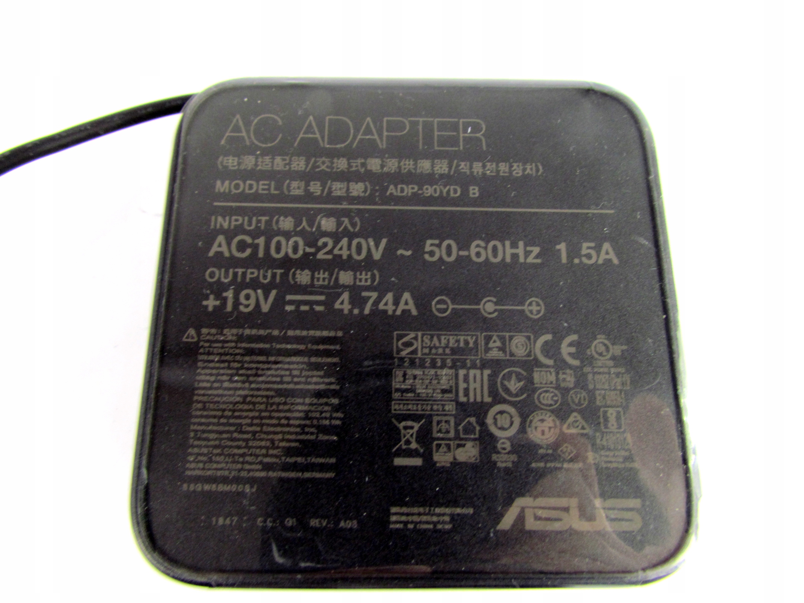 ZASILACZ ŁADOWARKA ASUS ADP-90YD B w CHEŁMEK - Sklep, Opinie, Cena w ...