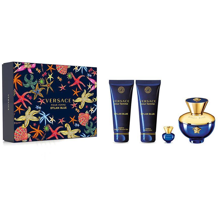 Versace Pour Femme Dylan Blue set parfumovaná voda 100ml EDP miniatúra ...